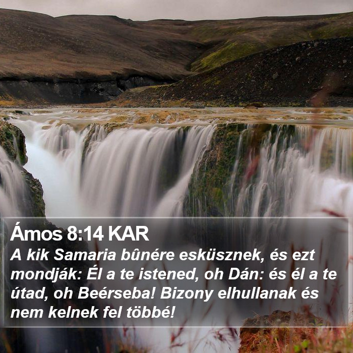 Ámos 8 Bible Images - Ámos Chapter 8 KAR Bible Verse Pictures