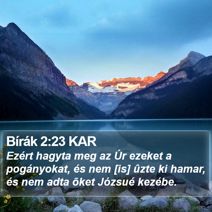 Bírák 2 Bible Images - Bírák Chapter 2 KAR Bible Verse Pictures