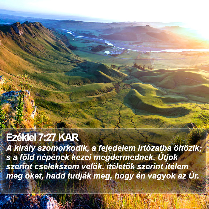 Ezékiel 7 Bible Images - Ezékiel Chapter 7 KAR Bible Verse Pictures