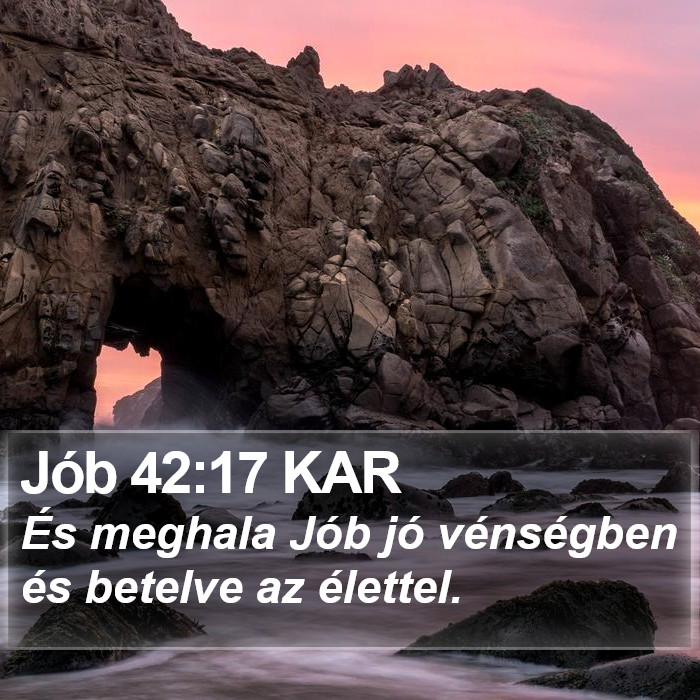 Jób 42 Bible Images - Jób Chapter 42 KAR Bible Verse Pictures