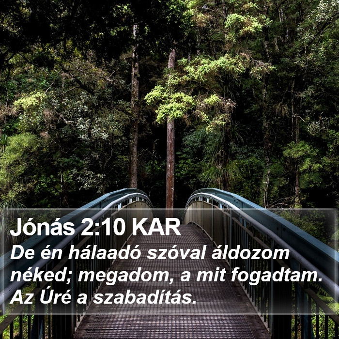 Jónás 2 Bible Images - Jónás Chapter 2 KAR Bible Verse Pictures