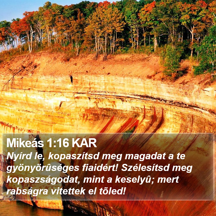 Mikeás 1 Bible Images - Mikeás Chapter 1 KAR Bible Verse Pictures